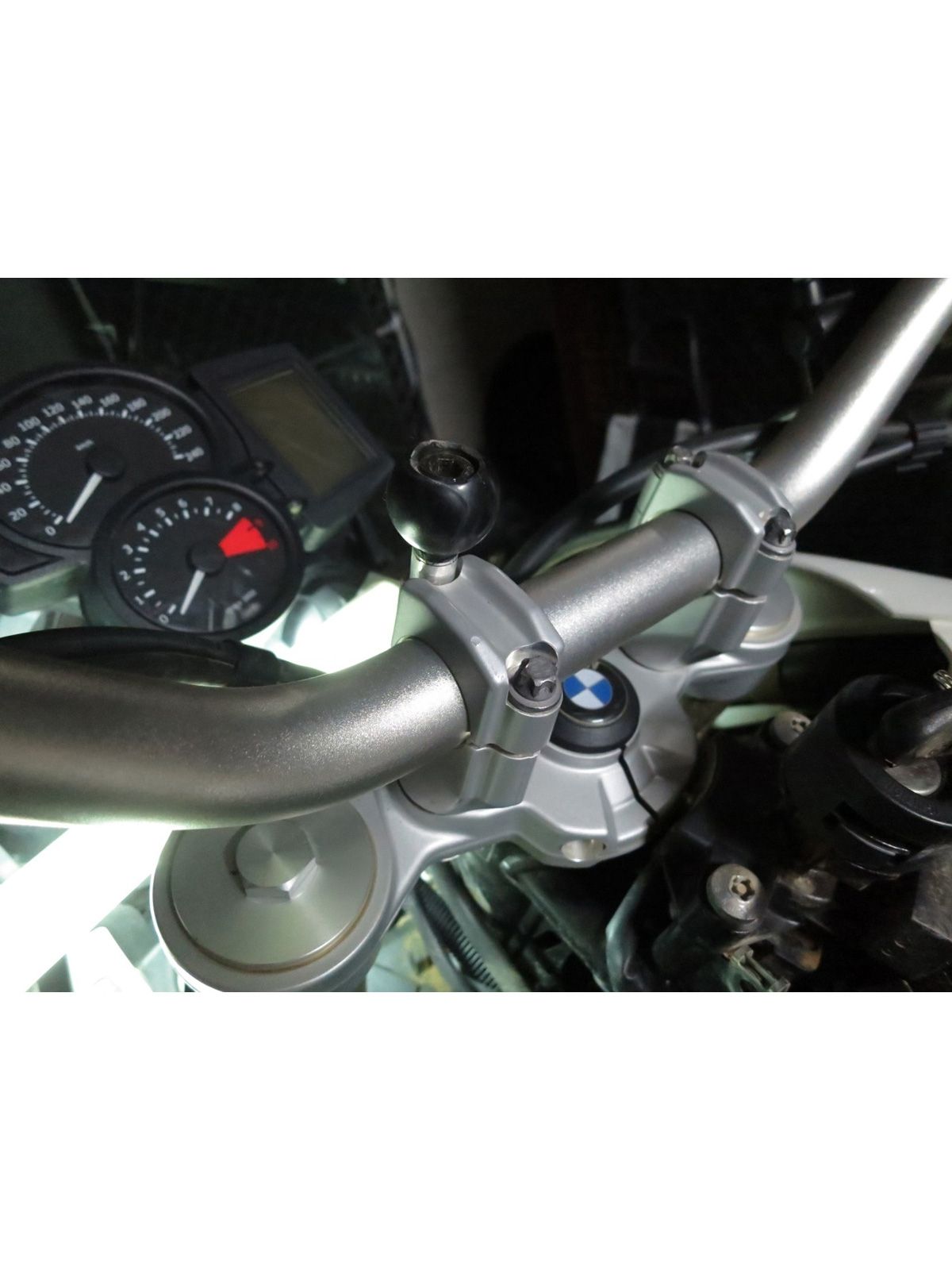 RAM Mounts Motorrad-Basisbefestigung Lenkerkopf - B-Kugel (1 Zoll), M8 ...